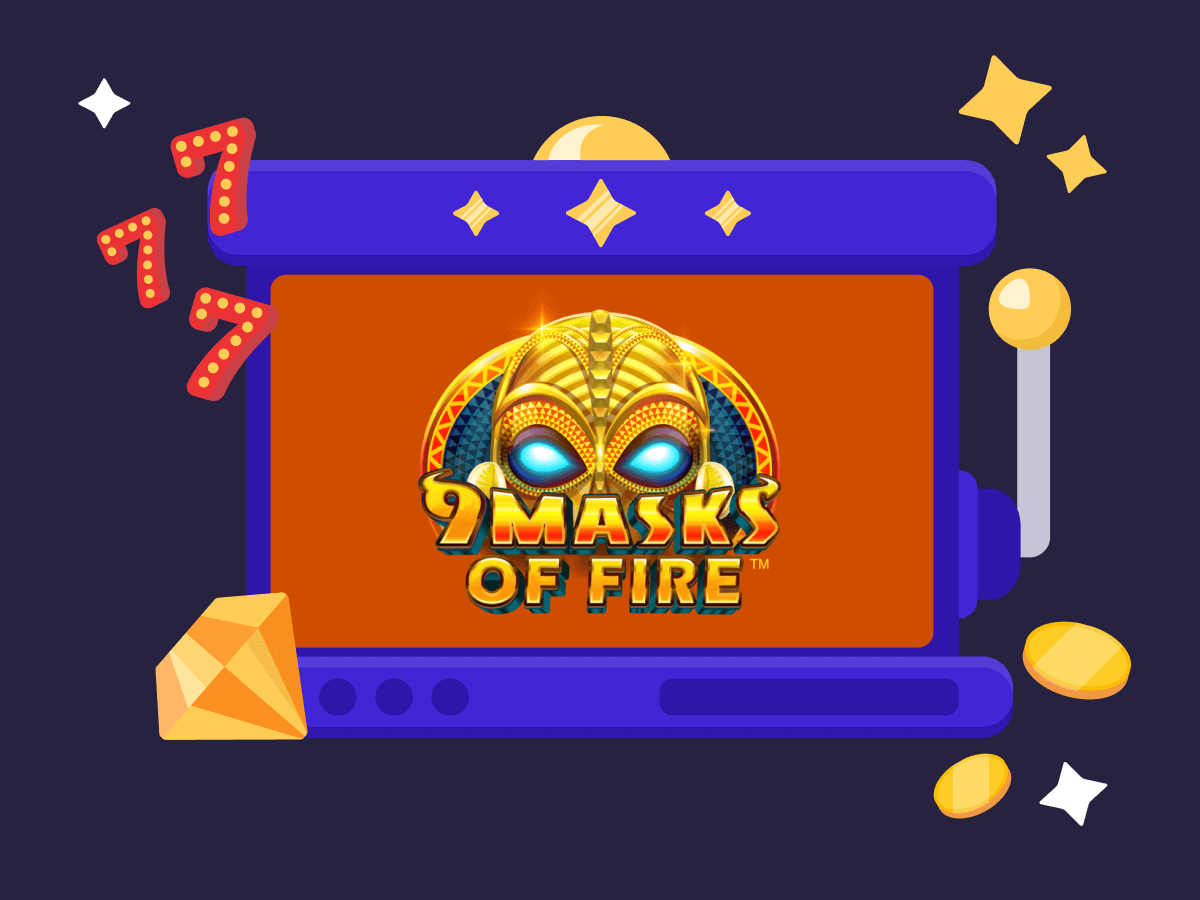 9 Masks of Fire slot review 👹Play for real money